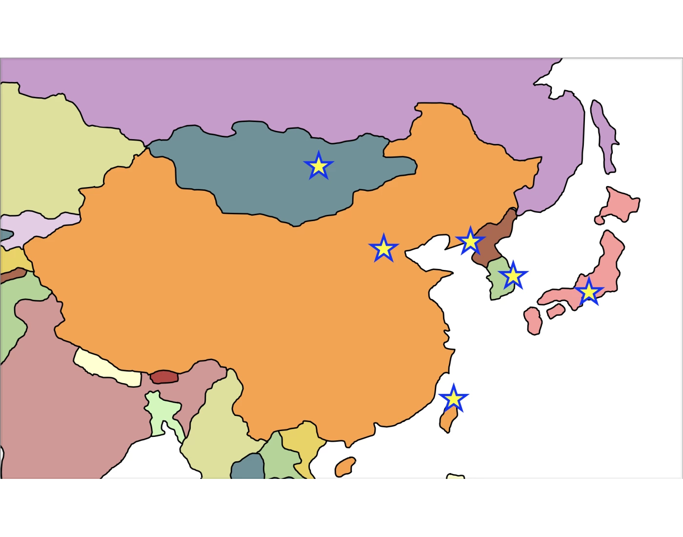 Political Map East Asia Quiz Political Map East Asia Quiz