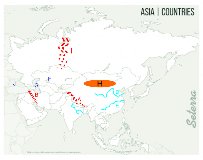Test Your Geography Knowledge Asia Physical Features Quiz Ge Test Your Geography Knowledge Asia Physical Features Quiz Ge
