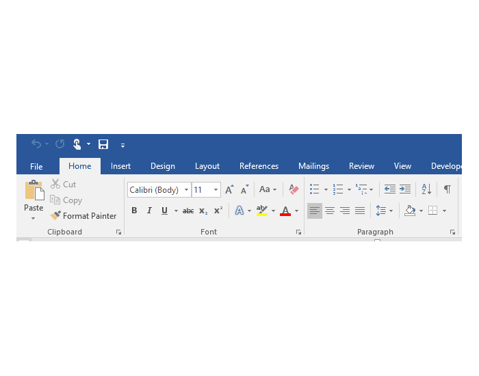 Home Tab Clipboard Font And Paragraph Groups Quiz